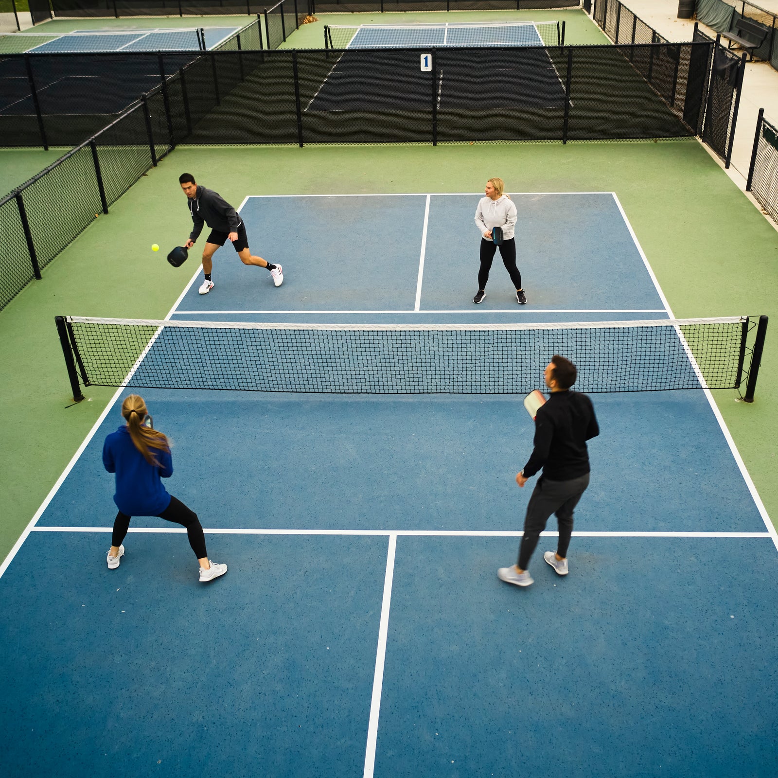 Standard Size Pickleball Court, Surfaces, and How to Setup – Team ...